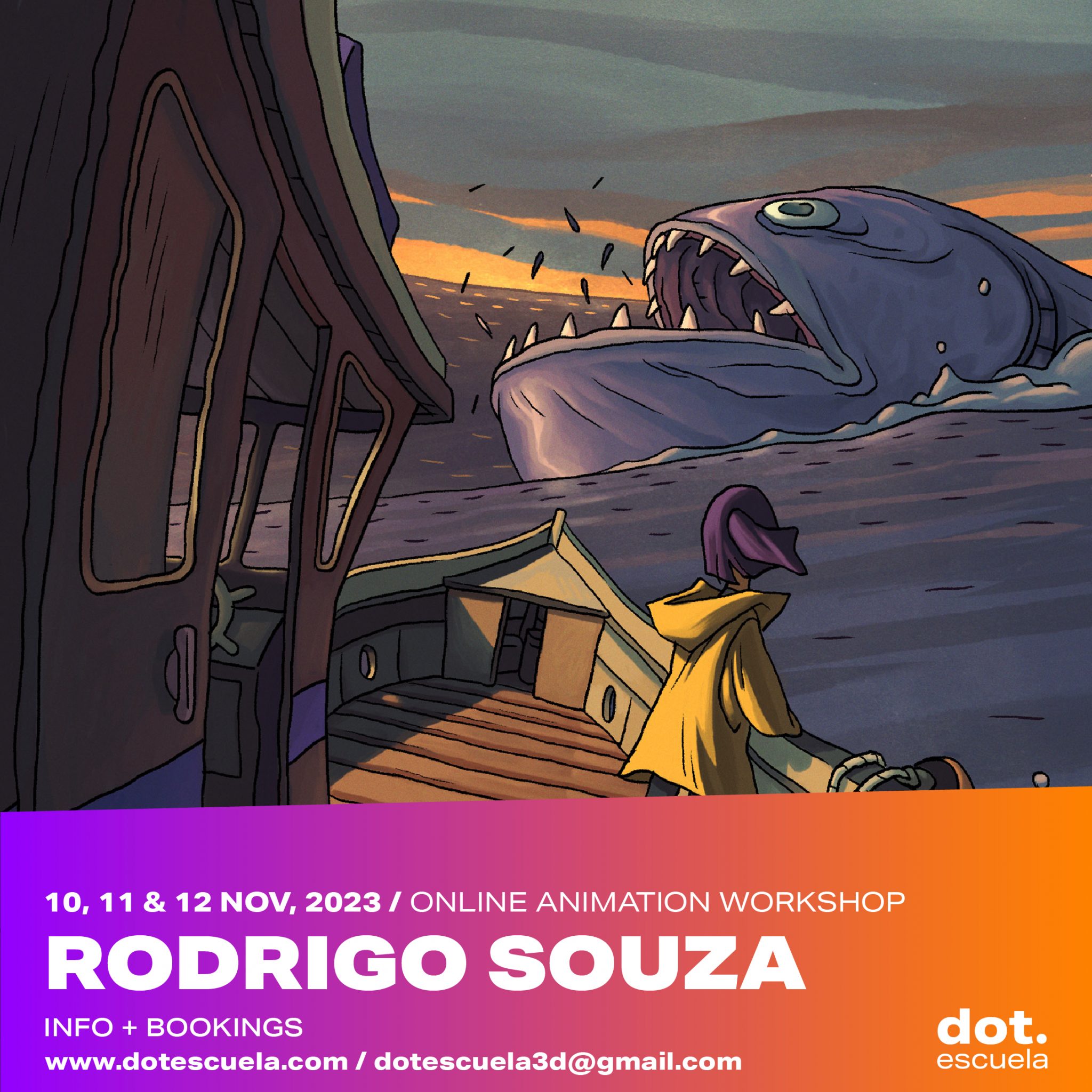 Dot Escuela | ONLINE ANIMATION WORKSHOP with Rodrigo Sousa